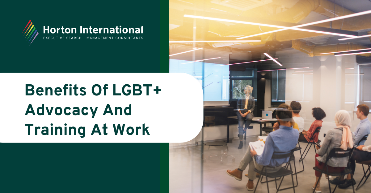 Benefits Of LGBT Advocacy And Training At Work | Horton International